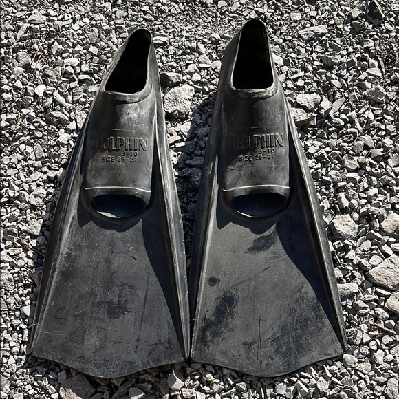 Swim | Dolphin Size 81 2527 Swim Fins Flippers Rubber Japan | Poshmark